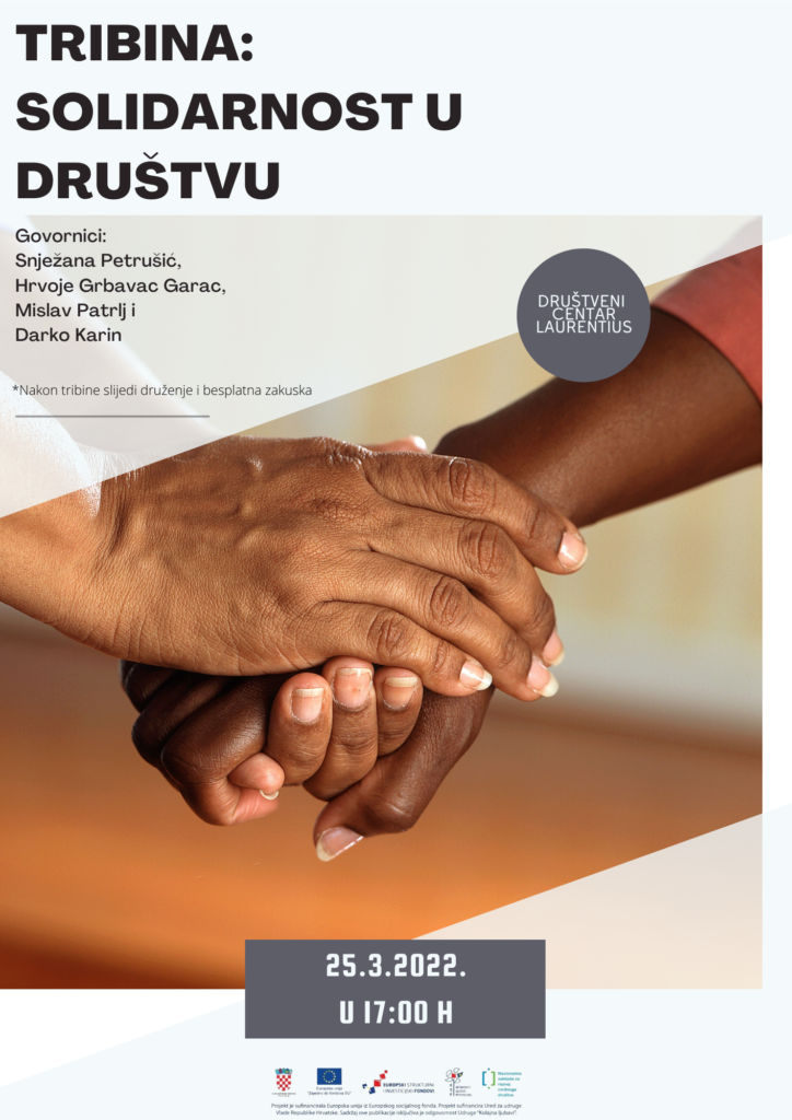Sudjelujte na tribini o solidarnosti u društvu – Centar za održivi razvoj